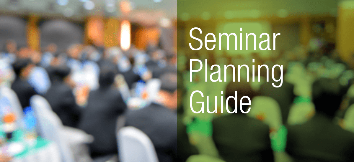How to Prepare for a Seminar Presentation/How to Plan a Seminar